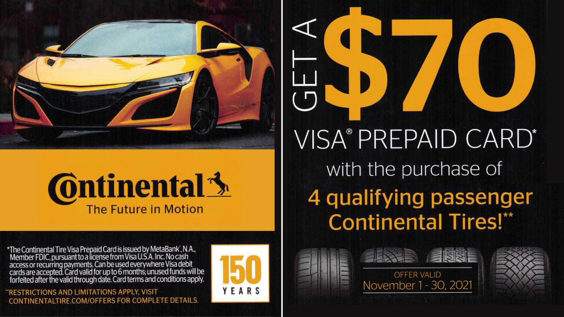 Continental Fall And Winter Tire Promo